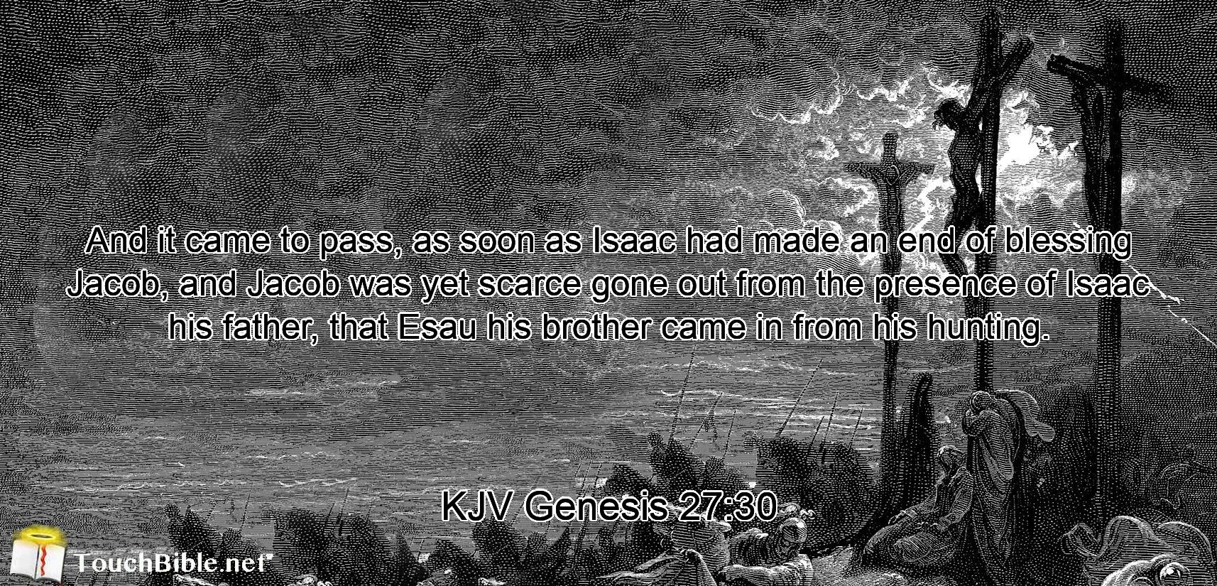 Jacob And Esau Bible Verse Kjv