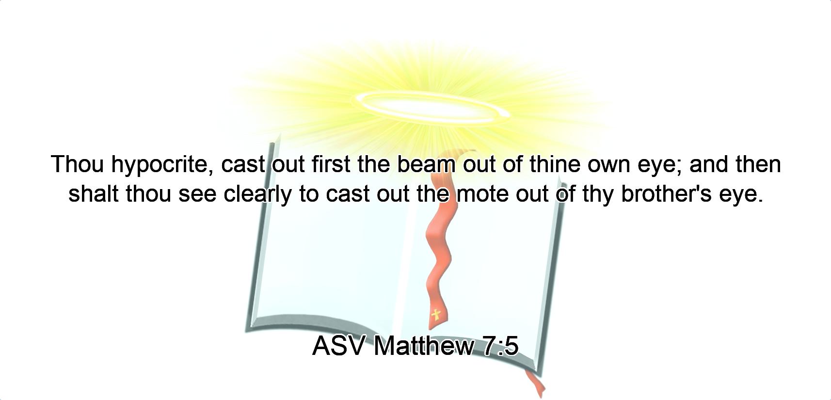 The Beam In Thine Own Eye - The Best Picture Of Beam