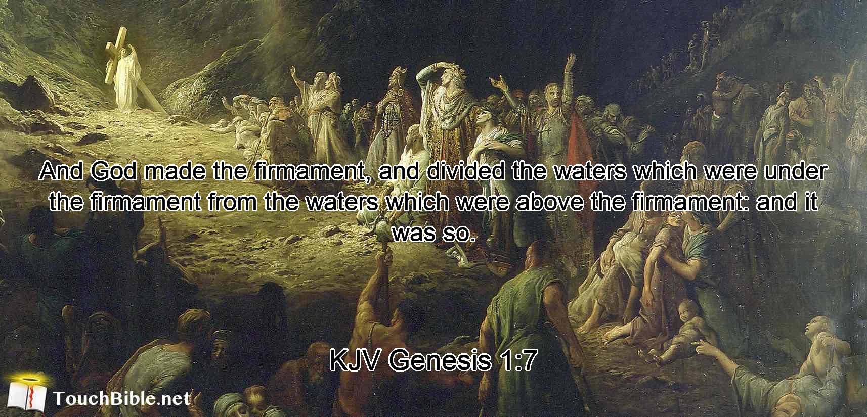 Genesis God Created The Firmament