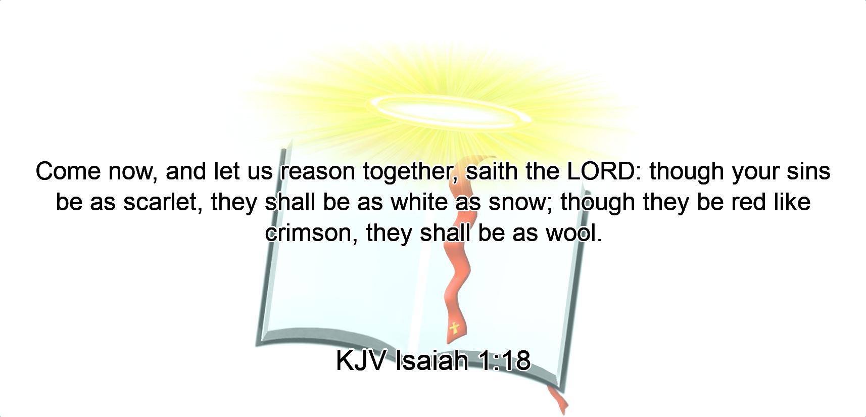 Isaiah 1 18 Let