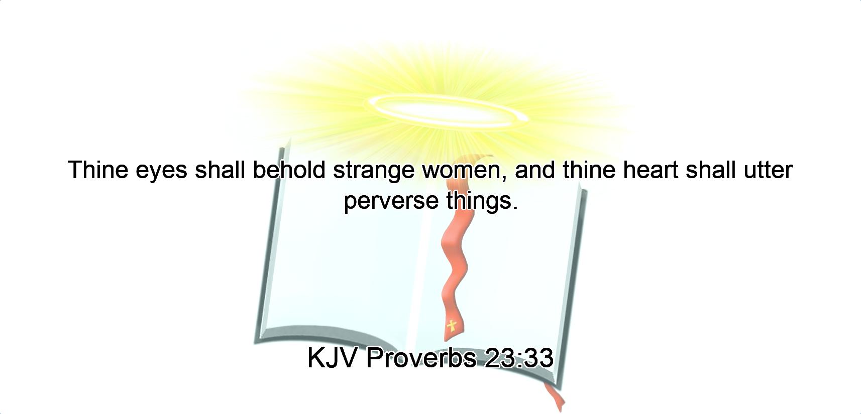Strange Women Bible Verse