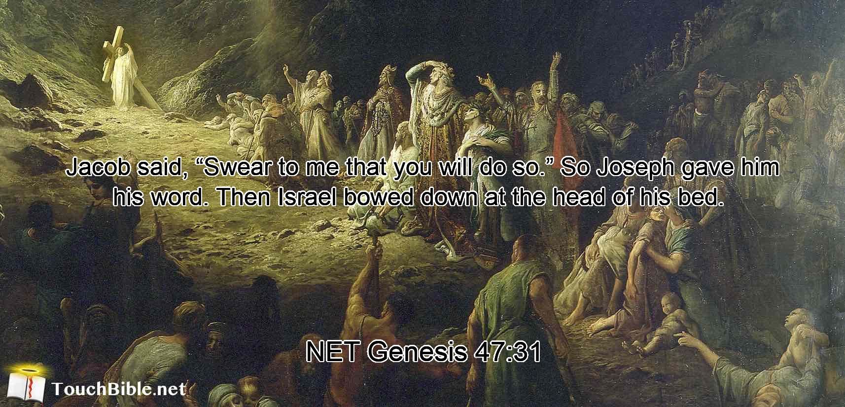 Jacob And Joseph Bible Verse