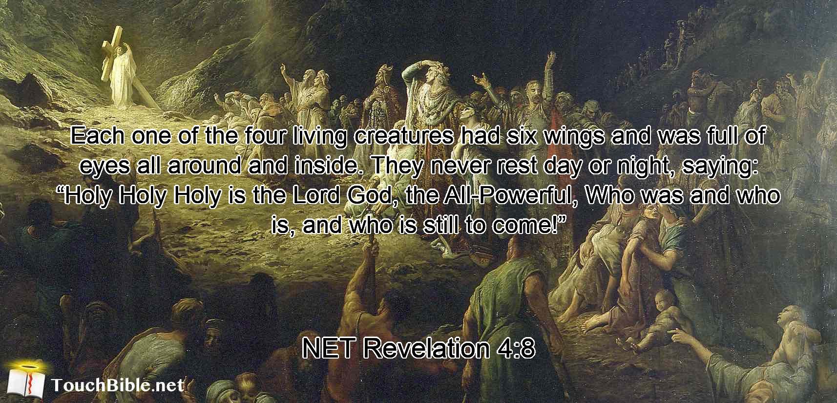 Four Living Creatures Full Of Eyes