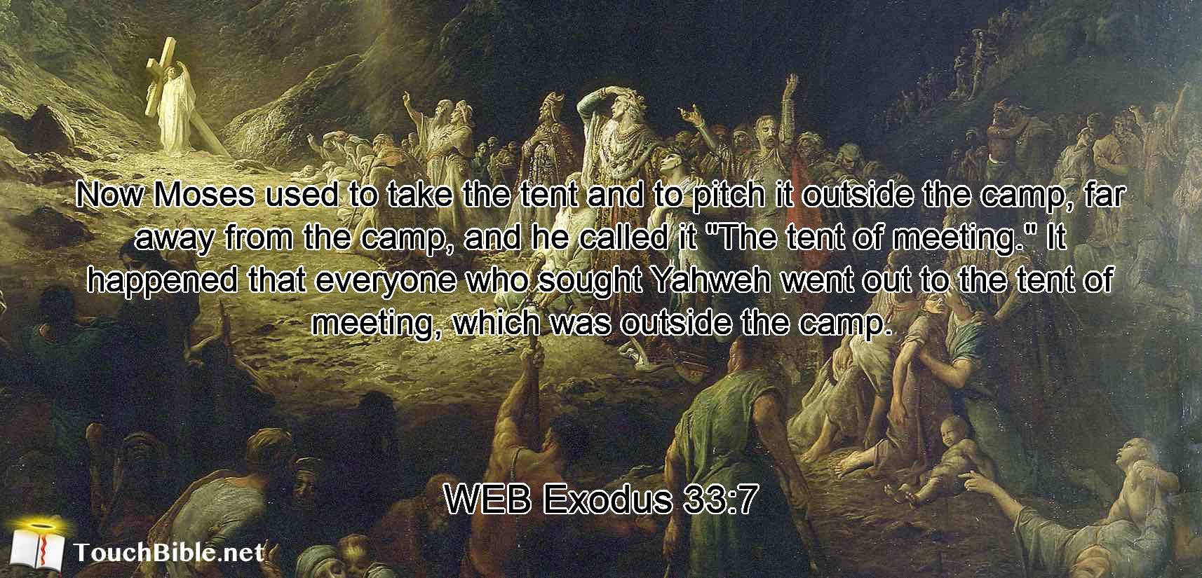What Was The Tent Of Meeting In Exodus 33 - Infoupdate.org